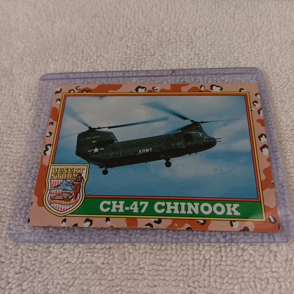 Accessories | Ch47 Chinook Desert Storm Card | Poshmark